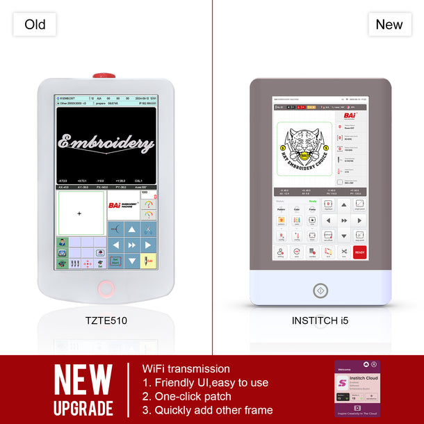 BAI THE Mirror Computerized Commercial Embroidery Machine For Beginners ...