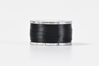 Style L Prewound Plastic Side 75D/2(60WT) Black Embroidery Bobbins(144 ...